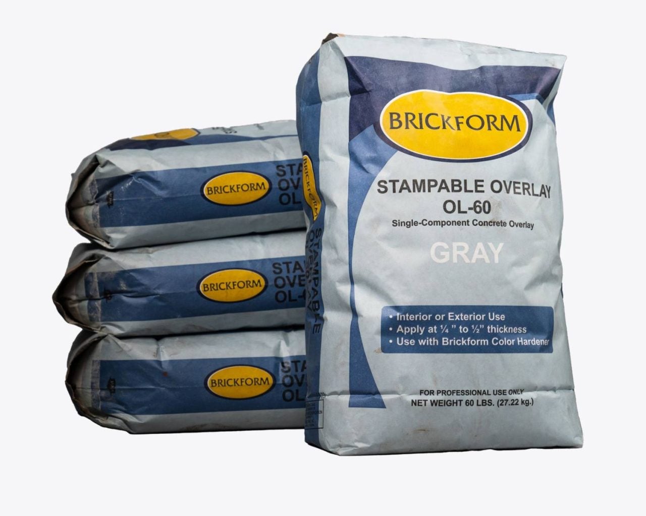 Stampable Overlay for Stamping Existing Concrete - Brickform